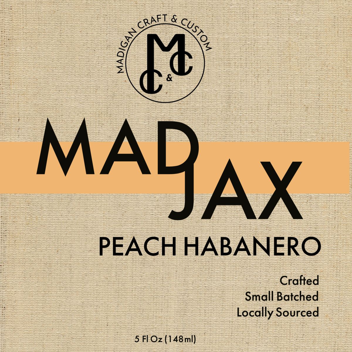 MAD JAX Peach Habanero 5 oz
